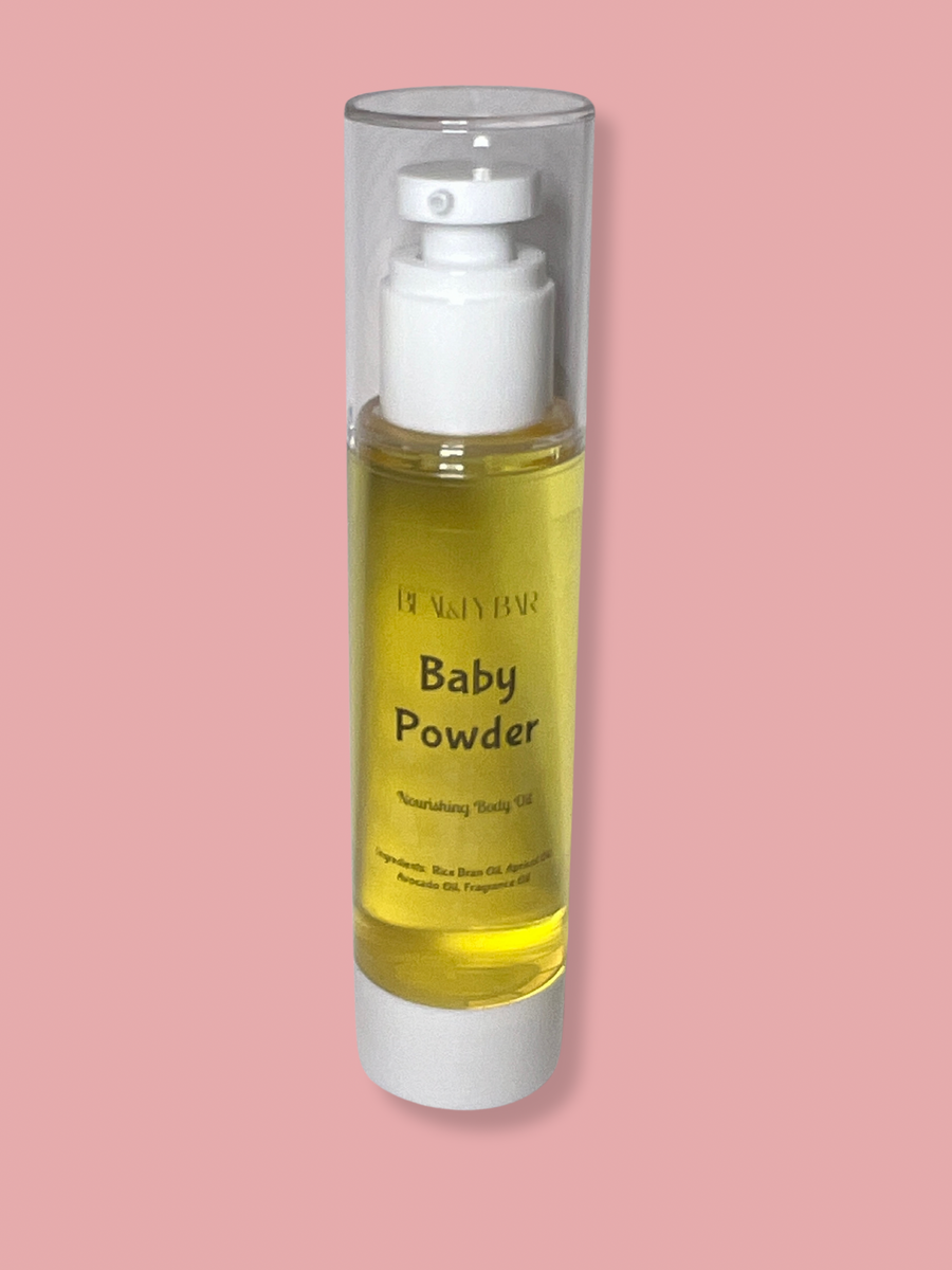"Baby Powder" Body Oil – Bianca's Lash and Beauty Bar, LLC